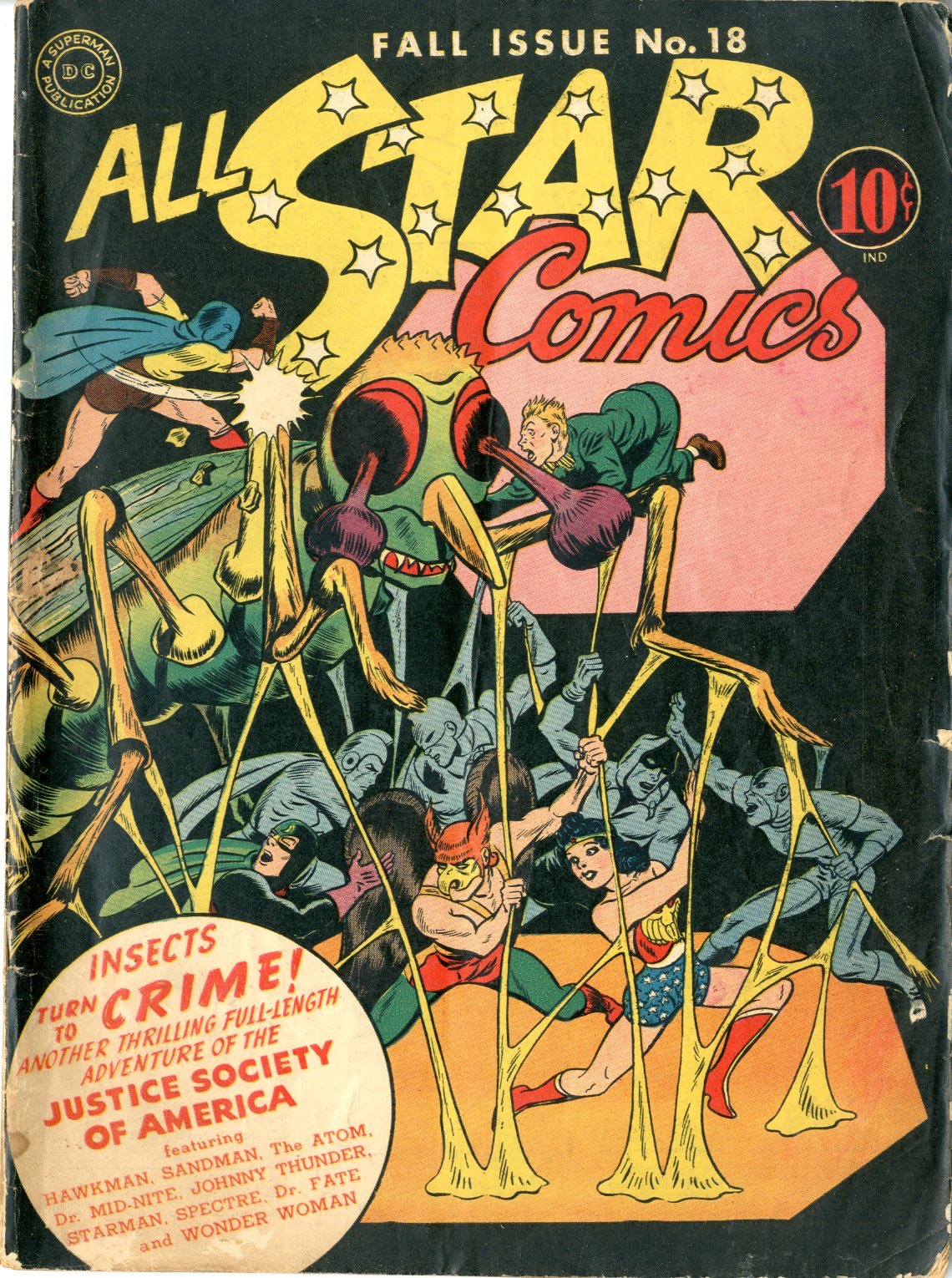 ALL STAR COMICS / Issue #18 | Sold Details | Four Color Comics