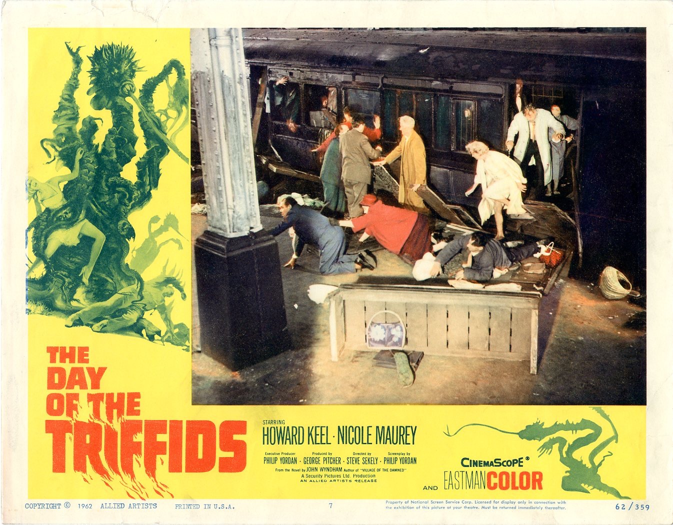 Day of the Triffids 1962 8 Lobby Card set | Posters Details | Four ...