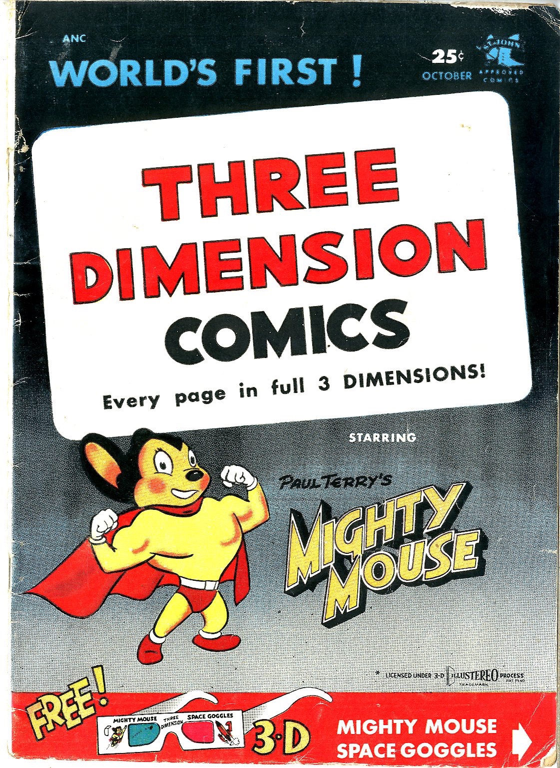 Mighty Mouse Coloring Three Dimension Comics Mighty Mouse / Issue #1